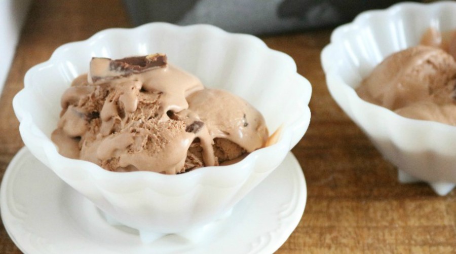 The Very Best Simple Chocolate Ice Cream | Once A Month Meals