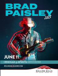 BRAD PAISLEY @ The Obsidian Spirits Amphitheater at Rolling Hills ...
