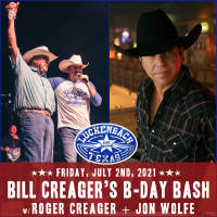Roger Creager + Jon Wolfe + Mason Creager OUTDOOR MAIN @ Luckenbach ...