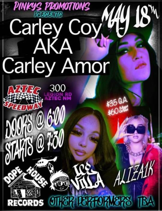 Carley Coy Aka Carley Amor Aztec Speedway Aztec Nm May 18th 2024 6