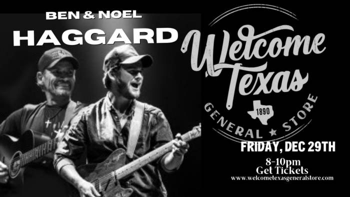Ben & Noel Haggard @ Welcome Texas General Store Industry, TX ...