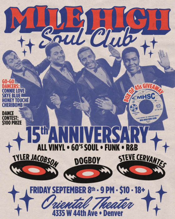 Mile High Soul Club 15th Anniversary Celebration - Moved To @ HQ Denver ...