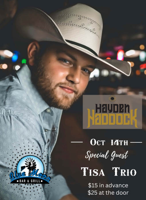 Hayden Haddock Special guest Tisa Trio @ Blue Moon Bar & Grill Las Cruces , NM - October 14th ...