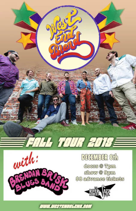 West End Blend with Brendan Brisk Blues Band CT-based Funk/Soul @ River ...