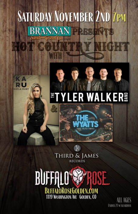 Hot Country Night Featuring The Tyler Walker Band @ Buffalo Rose Golden ...