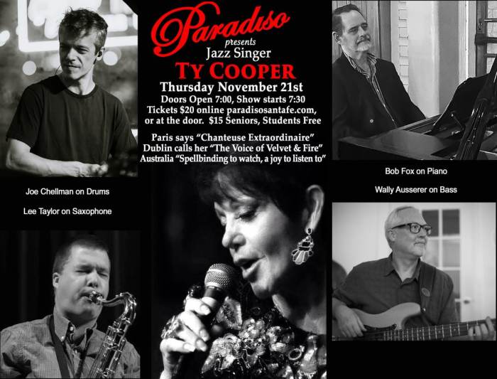 Jazz Singer Ty Cooper Chanteuse Extraordinaire Chanteuse Extraordinaire ...