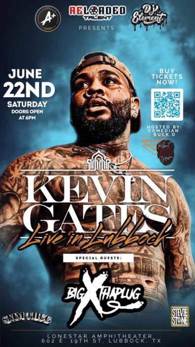 Kevin Gates Big X Tha Plug / Slim Thug @ Lonestar Amphitheater Lubbock ...