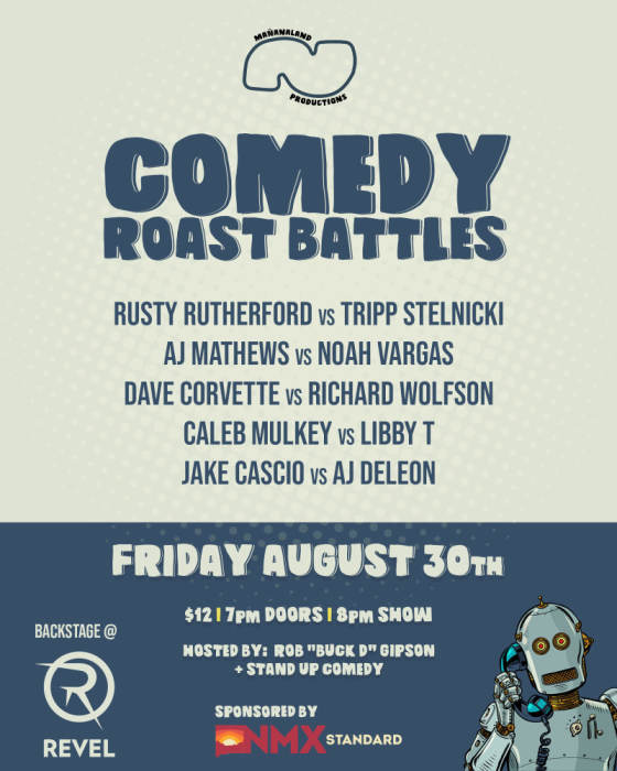 Comedy Roast Battles w/ Stand Up Comedy Albuquerque's premiere Roast ...