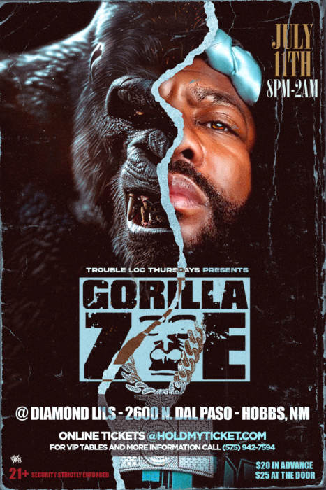 Gorilla Zoe Live! Trouble Loc, Full Moon Lab, J-Killz The @ Diamond Lil ...