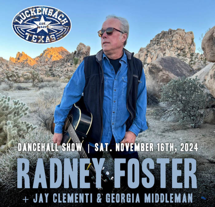 Radney Foster + Jay Clementi & Georgia Middleman ACOUSTIC Luckenbach @ Luckenbach Texas ...