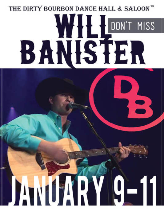 Will Banister Two Step Lessons 7-8pm @ The Dirty Bourbon, Dance Hall ...