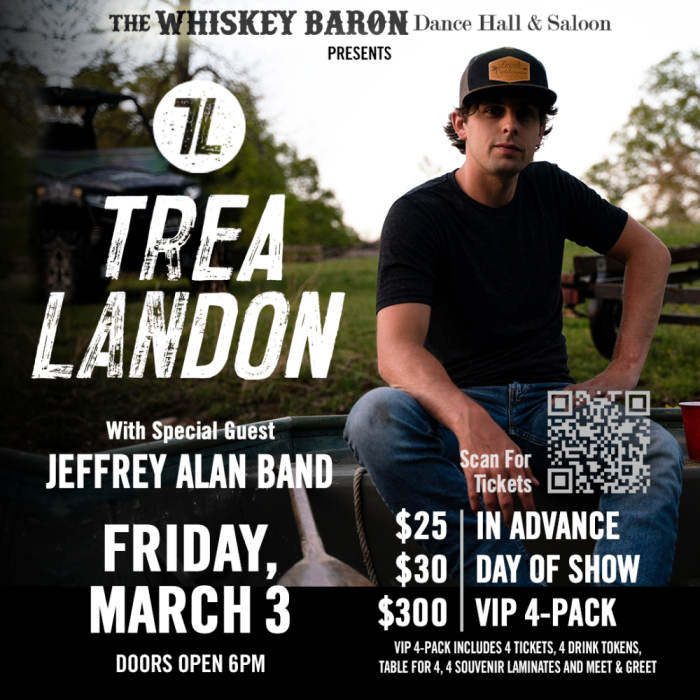Trea Landon with Special Guest Jeffrey Alan Baand @ Whiskey Baron Dance ...