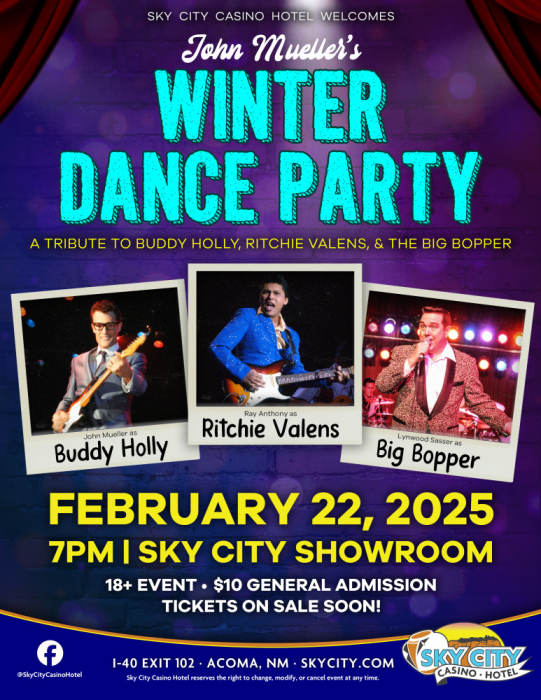 John Mueller's Winter Dance Party The official tribute to Buddy @ Sky ...