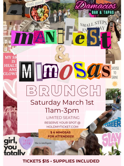 Manifest & Mimosas Vision Board Brunch Event @ Damacios Bar & Tapas ...