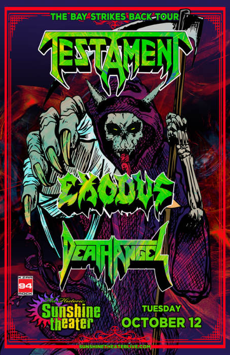 Testament The Bay Strikes Back Tour @ Sunshine Theater Albuquerque, NM ...