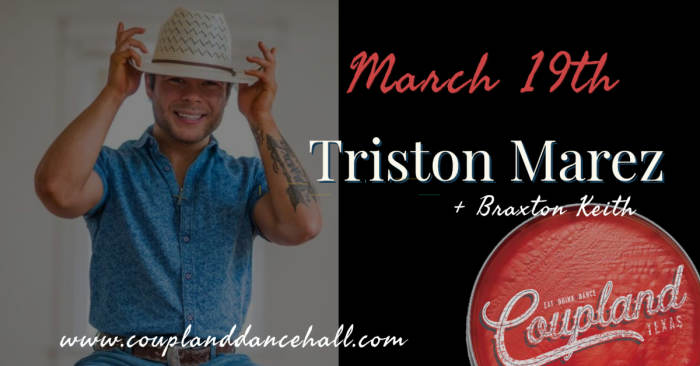 Triston Marez + Braxton Keith Young Guns - Country Music @ Coupland ...