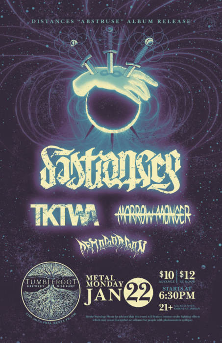 DISTANCES (Album Release) Marrow Monger // TKWA // Demogorgon ...