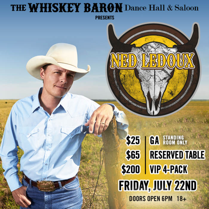 Ned LeDoux @ Whiskey Baron Dance Hall & Saloon Colorado Springs , CO ...