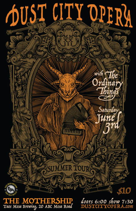 Dust City Opera with The Ordinary Things @ Taos Mesa Brewing Mothership ...