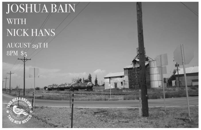 Joshua Bain W/ Nick Hans @ Taos Mesa Brewing Mothership El Prado, NM ...