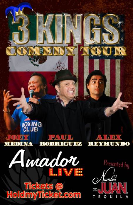 3 Kings Comedy Tour Paul Rodriguez @ AmadorLive Las Cruces, NM - June ...