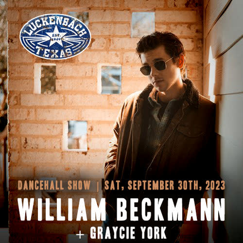 William Beckmann + Graycie York Dancehall Show @ Luckenbach Texas ...