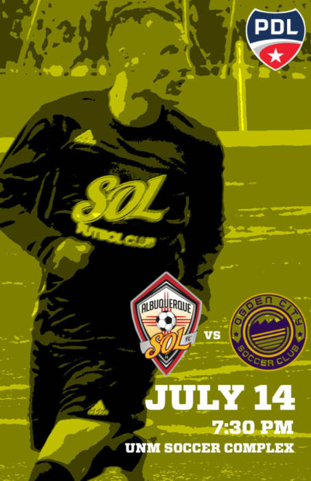 Sol vs Ogden City SC USL PDL Regular Season @ UNM Soccer Complex ...