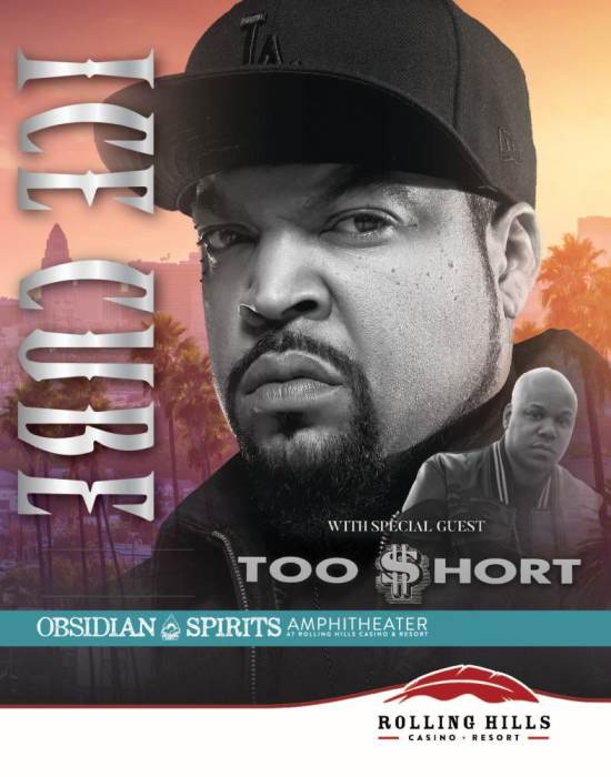 ICE CUBE WITH TOO SHORT @ The Obsidian Spirits Amphitheater at Rolling ...