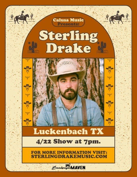 Sterling Drake Live In the Dancehall (Open dance floor) @ Luckenbach ...