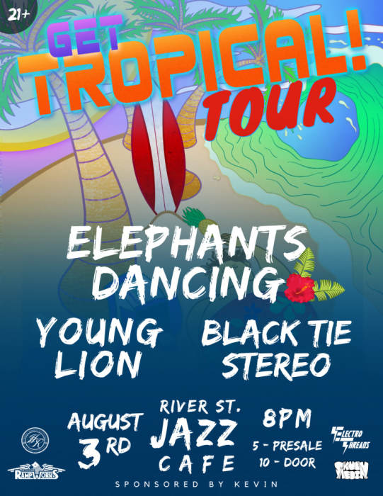 Elephant's Dancing // Young Lion // Black Tie Stereo reggae, @ River ...