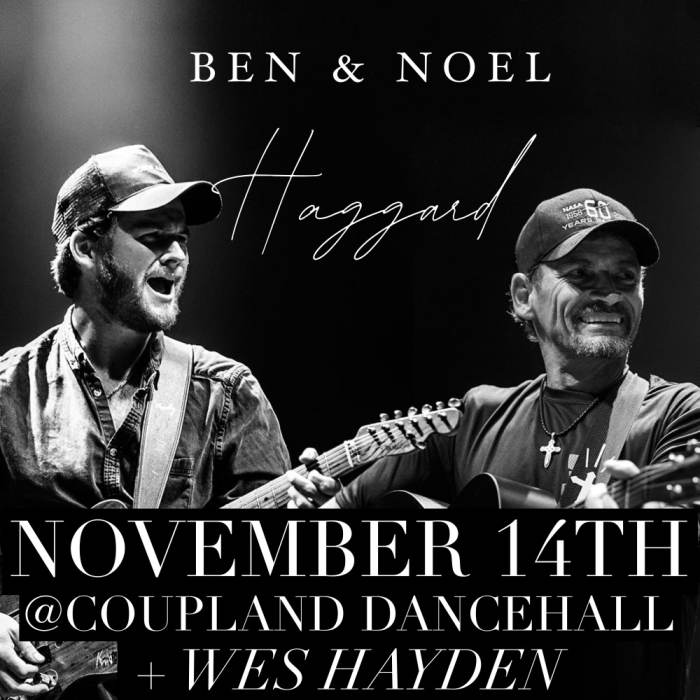 Ben and Noel Haggard + Wes Hayden The Good Times @ Coupland Dancehall ...