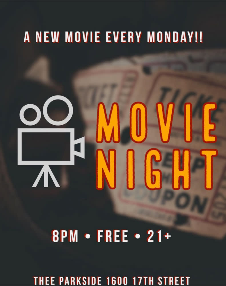 MONDAY MOVIE NIGHT Vote weekly on our Instagram stories! @ Thee ...