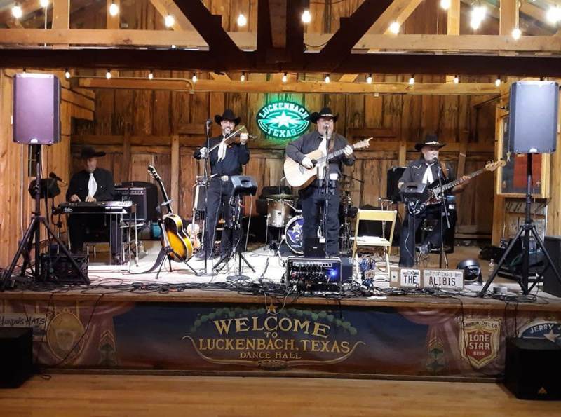 Glen Collins Live Dancehall show @ Luckenbach Texas Fredericksburg, TX ...