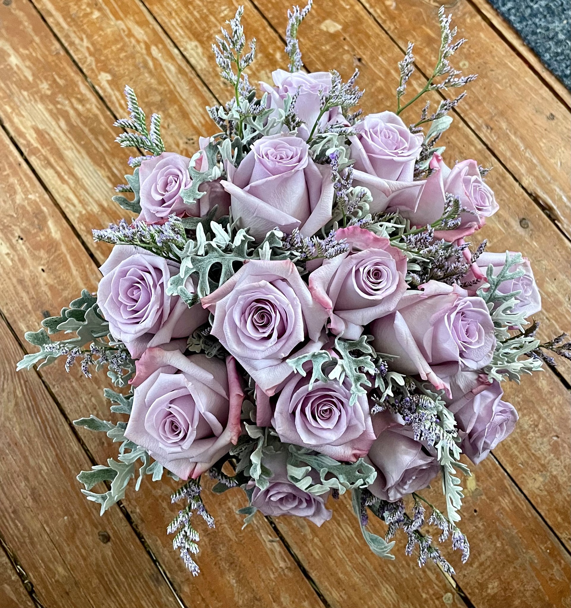 Light Purple Roses Bouquet