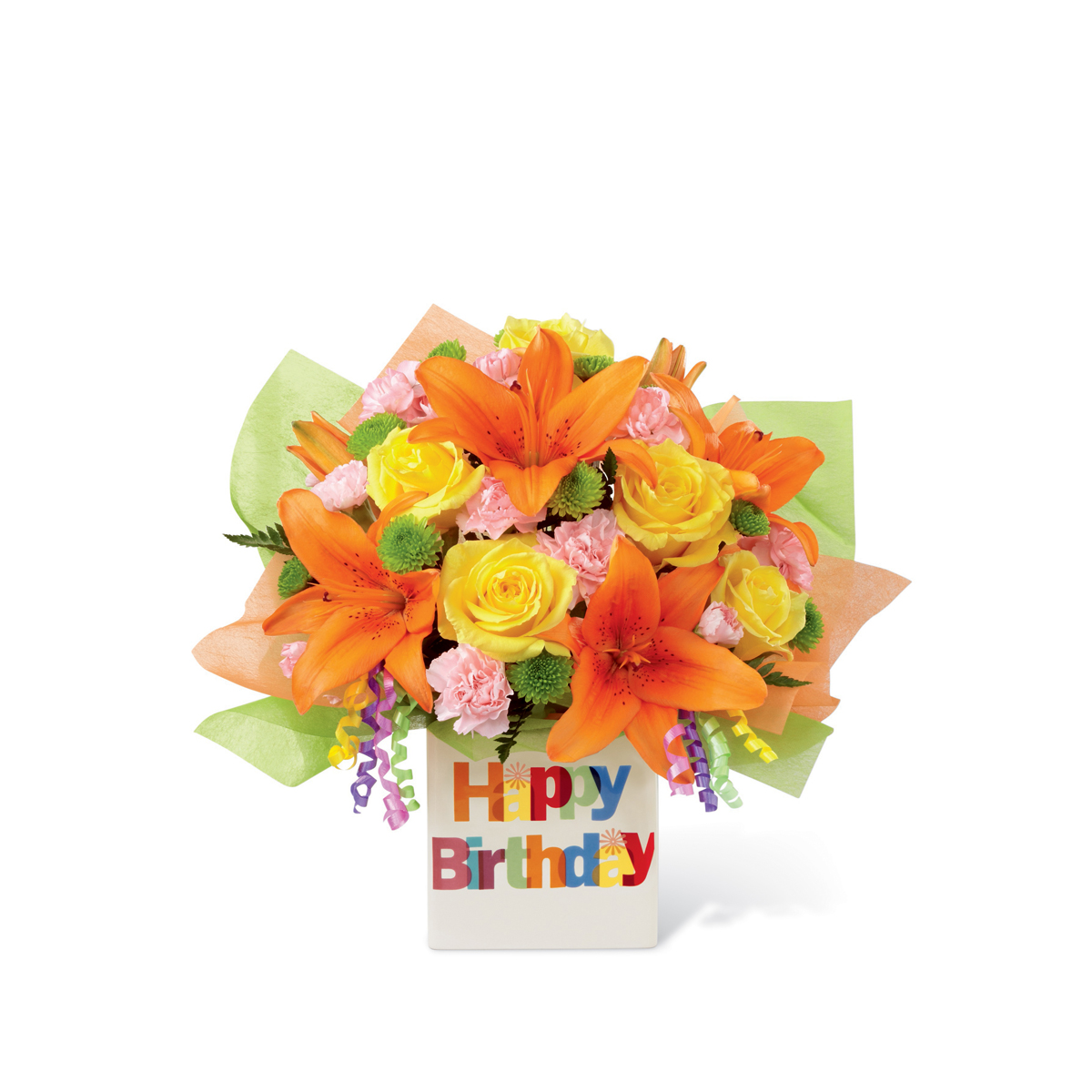 Happy Birthday Flowers Bouquet